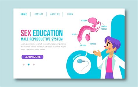Free Vector Hand Drawn Sex Education Landing Page