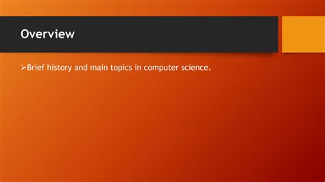 SOLUTION Introduction To Computer Science Presentation Ppt Studypool