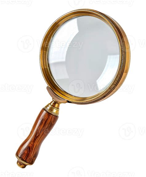 Vintage Magnifying Glass Cut Out Stock 45910553 Png