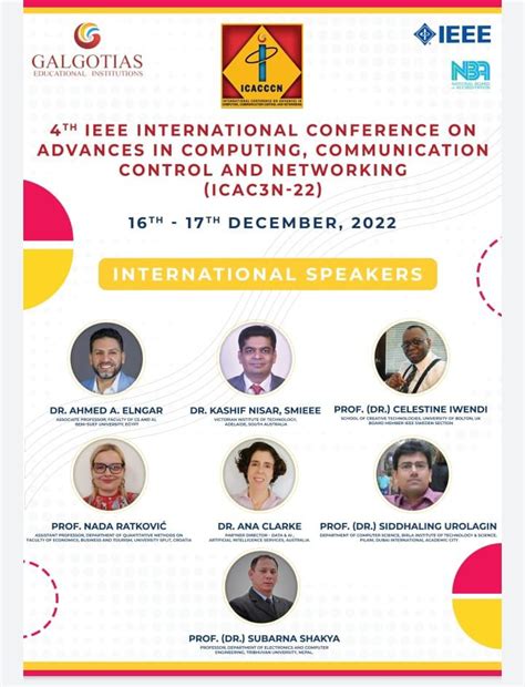 Dr Ahmed Elngar On Linkedin Ieee Keynotespeaker Ieee Drahmed
