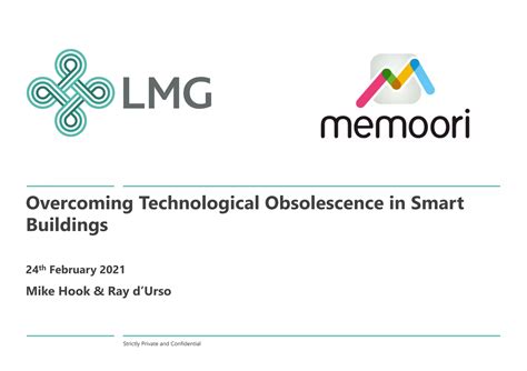 Overcoming Tech Obsolescence In Smart Buildings Ppt