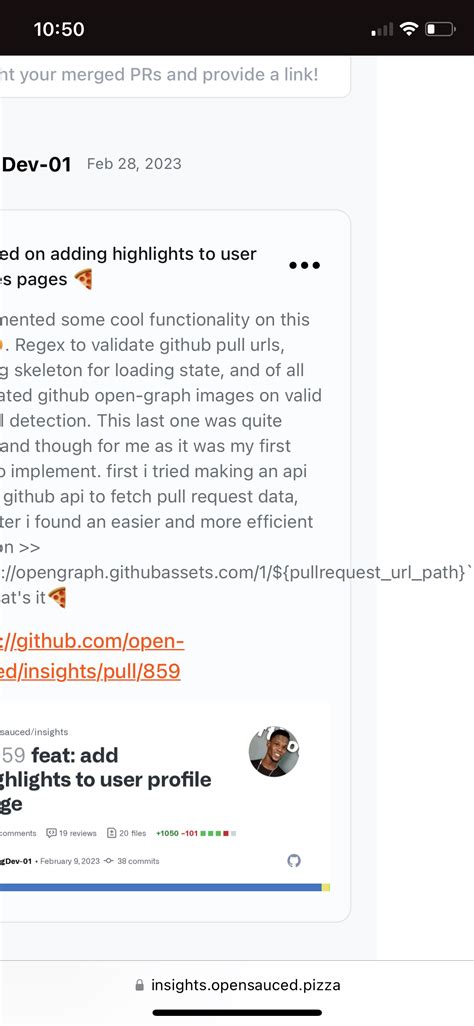 Bug Mobile Feed Has No Bounds Issue Open Sauced App GitHub