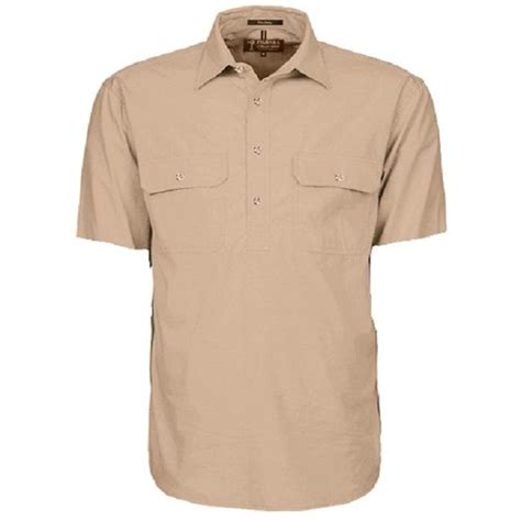 Ritemate Mens Closed Front Pilbara Shirt Rm200cfs Western Work Wear