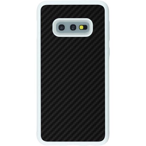 Coque Samsung Galaxy S E Silicone Rigide Blanc Carbon Basic Acheter Sur PhoneLook