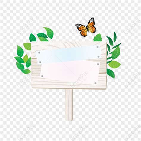 목재 간판 Png 일러스트 무료 다운로드 Lovepik