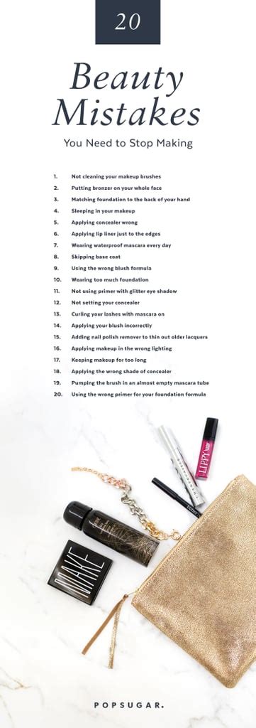 Common Makeup And Skincare Mistakes Popsugar Beauty Australia