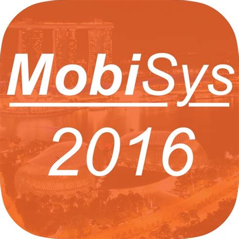 Mobisys 2016 By Singapore Management University
