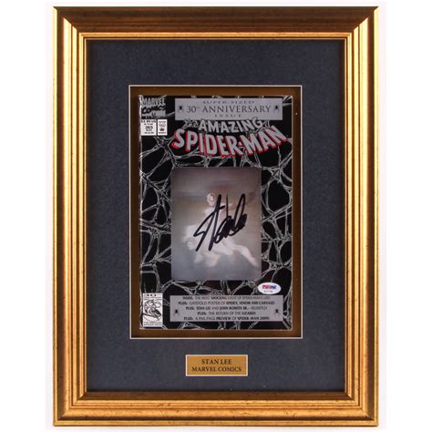 Stan Lee Signed The Amazing Spider Man Issue 365 14x18 Custom Framed