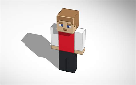3d Design Minecraft Character Tinkercad