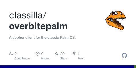 Github Classilla Overbitepalm A Gopher Client For The Classic Palm Os