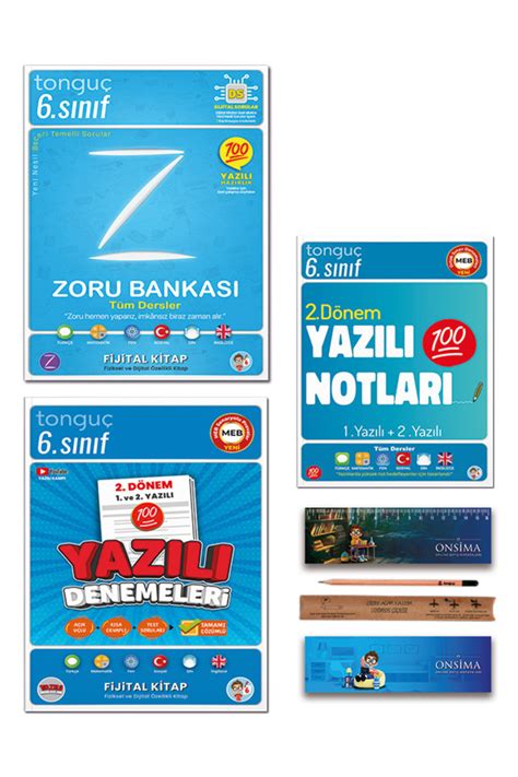 Tonguç Yayınları 6 Sınıf Zoru Bankası Tüm Dersler 2 Dönem Yazılı