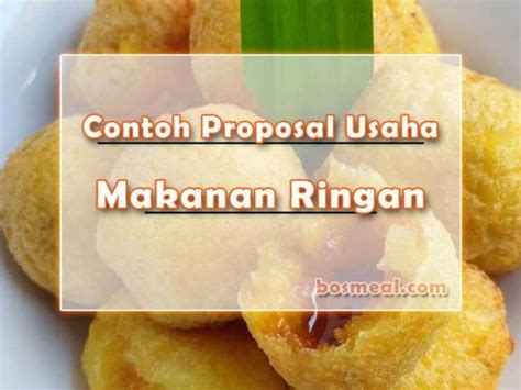Detail Contoh Proposal Makanan Unik Dan Kreatif Koleksi Nomer 3