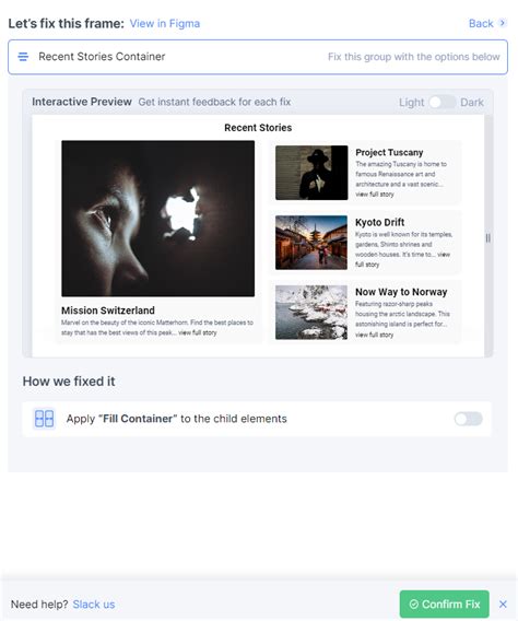 Building Responsive Content Sections With Locofy Ai A Step By Step Guide Locofy Docs