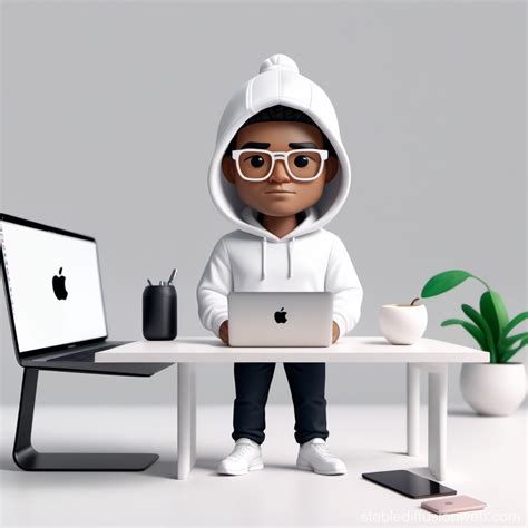 3d Character As Aesthetic Developer At Standing Desk Stable Diffusion Online 3d Character As Aesthetic Developer At Standing Desk Stable Diffusion Online