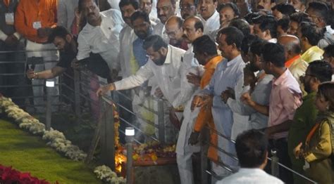 After Shinde His Mlas Visit Thackeray Memorial Sena Ubt ‘purifies
