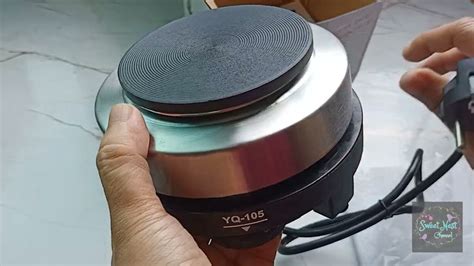 แกะกล่อง เตา YQ-105 เตาไฟฟ้าต้มกาแฟโมก้าพ็อท /Unbox mini Electric Hob ...