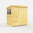Holt 18 X 8 Double Door Shiplap Pressure Treated Modular Pent Shed