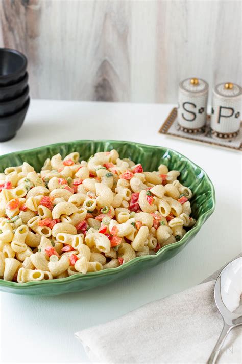 4 Ingredient Classic Macaroni Salad Kelley Nan