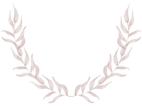 Corona De Flores Acuarela Pintura A Mano PNG