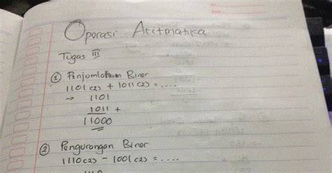 Operasi Aritmatika