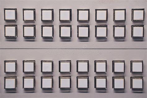 Closeup Of White Buttons Arranged In Rows Stock Image Image Of Order Minimal 356112697