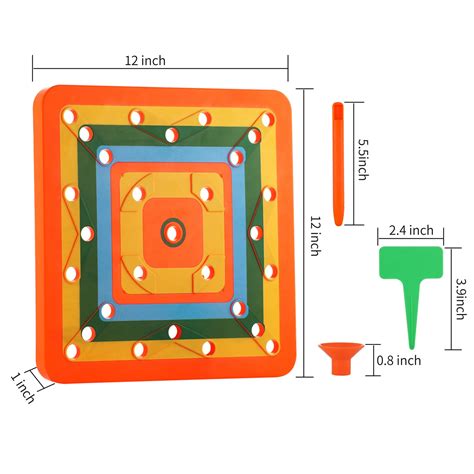 Square Seeding Color Coded Seed Spacer Seed Planting Template Tool Set