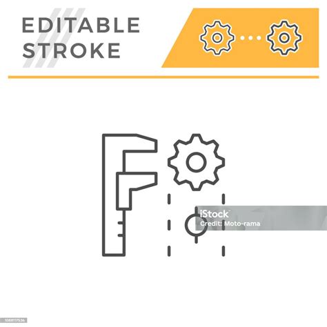 技術測量線圖示向量圖形及更多卡尺圖片 卡尺 商務 器材 Istock