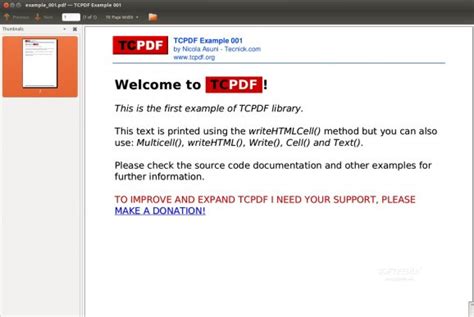Tcpdf Download Free Linux 6212 Softpedia