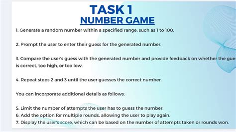 Task No 1 Codsoft Internship In Java Number Gametrending
