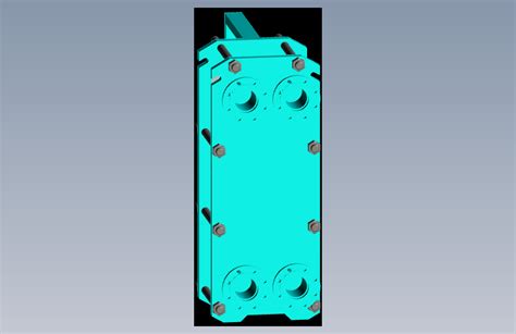 板式换热器 Autocad 模型下载 懒石网