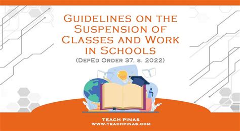 Guidelines On The Suspension Of Classes And Work In Schools Teach Pinas
