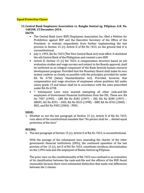11 15 Cases Finals Pdf Divorce Equal Protection Clause
