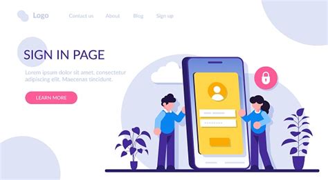 페이지 인터페이스 개념에 로그인합니다 사용자 로그인 양식 Ui 새 계정 등록 보호 정보 현대 플랫 일러스트 3차원 형태에 대한 스톡 벡터 아트 및 기타 이미지 Istock