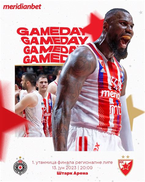 KK Crvena zvezda Meridianbet on Twitter GameDAY Večeras nas očekuje