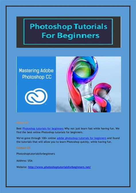 Photoshop Tutorials Beginners
