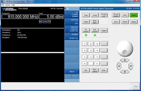 Settings For Generating Fm Signals By Rfsg Soft Front Panel Download Scientific Diagram