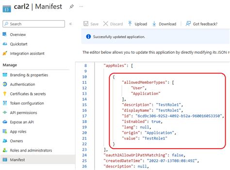 Creating Approles With Graph Api Microsoft Qanda