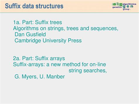 Contents First Week Algorithms For Exact String Matching Ppt Download
