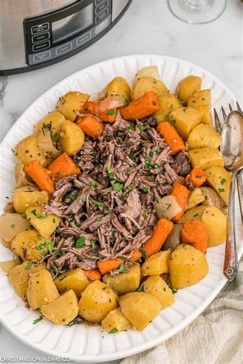 Crockpot Red Wine Pot Roast Recipe