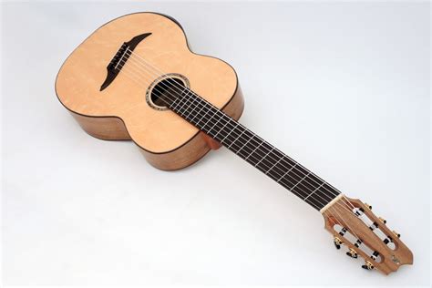 6 String Classical Nylon String Acoustic Bass 75 Cm Scale Fanned