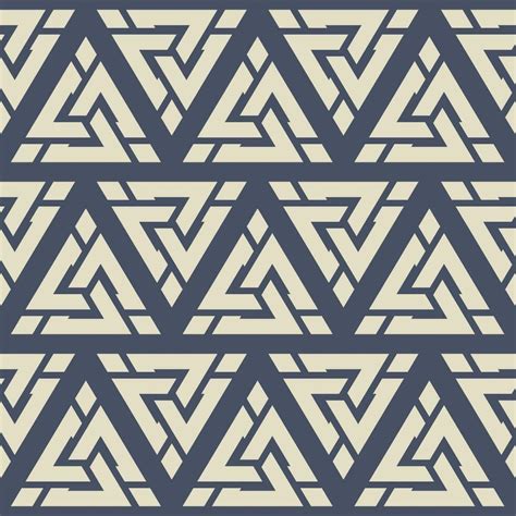 Viking Valknut Celtic Seamless Pattern Vintage Background Medieval