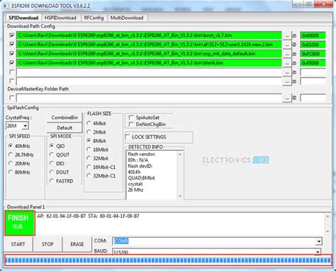ESP8266 Firmware Update Flash Official AT Firmware USA Guide