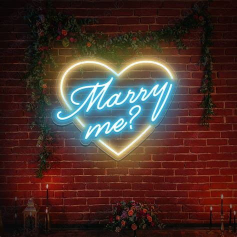 Will You Marry Me Led Light Neon Wedding Sign Neongrand