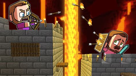 Nether Build Your Base Challenge Minecraft Youtube