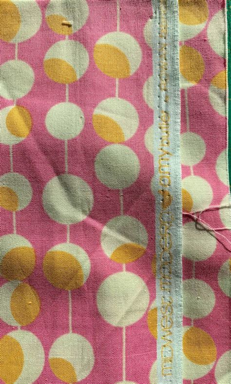 Amy Butler Midwest Modern Martini Print Yellow Pink Green Gray Out