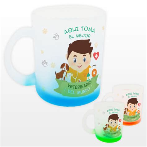 Taza De Vidrio Personalizada Vynculo Creativo