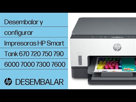 Impresoras HP Smart Tank Configuración de la impresora por primera