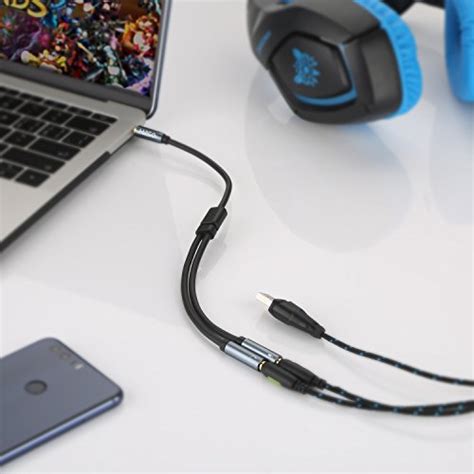 Millso 35mm Headphone Splitter Adapter Ctia Audio Splitter 2 Trs