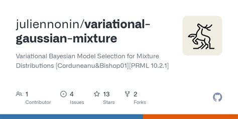 github juliennonin variational gaussian mixture variational bayesian