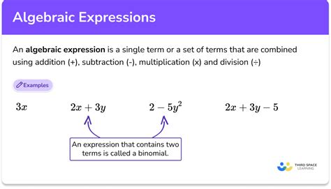Translate Algebraic Expressions Pdf Arithmetic Teaching